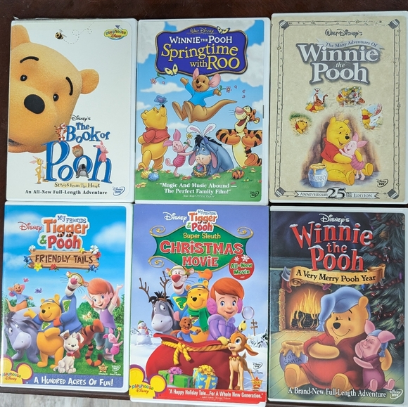 Disney | Media | Lot Of Disneys Winnie The Pooh Dvds | Poshmark